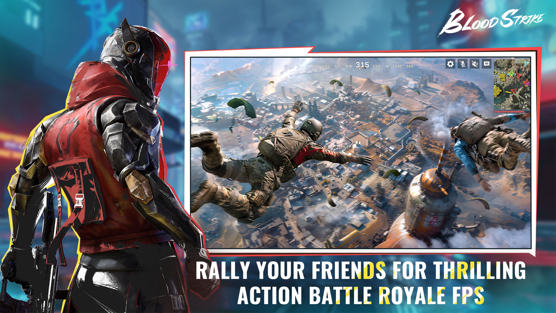 BloodStrike, NetEase Games' fast-paced battle royale FPS is now on mobile!