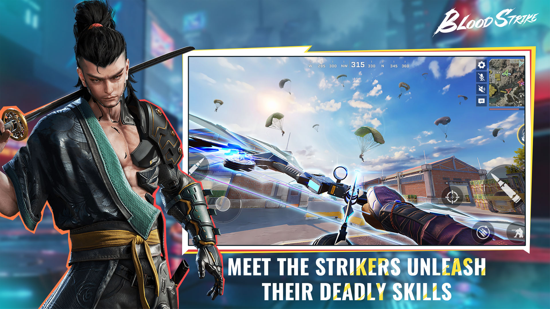 BloodStrike, NetEase Games' fast-paced battle royale FPS is now on mobile!