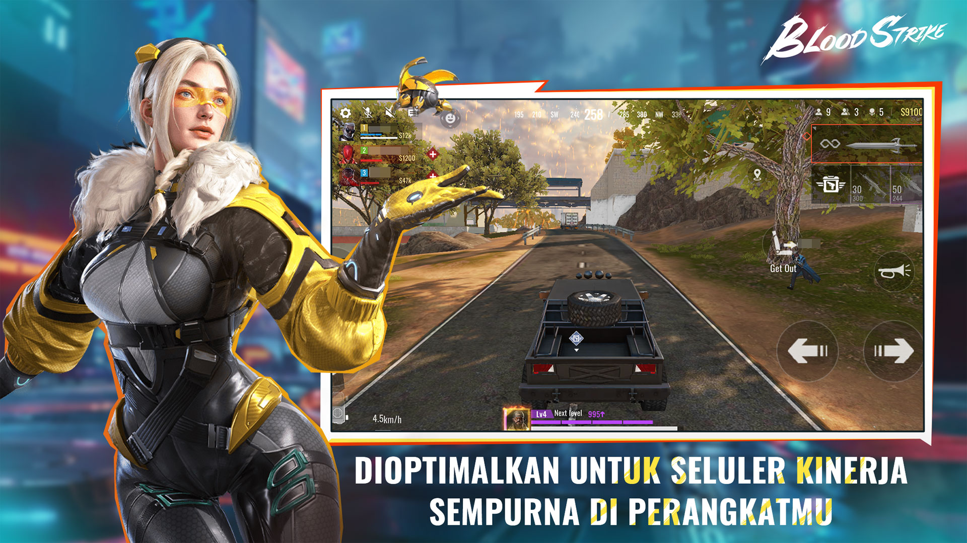 Judul: Blood Strike, sebuah game mobile FPS battle royale berkecepatan ...