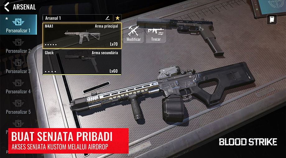 Judul: Blood Strike, sebuah game mobile FPS battle royale berkecepatan ...