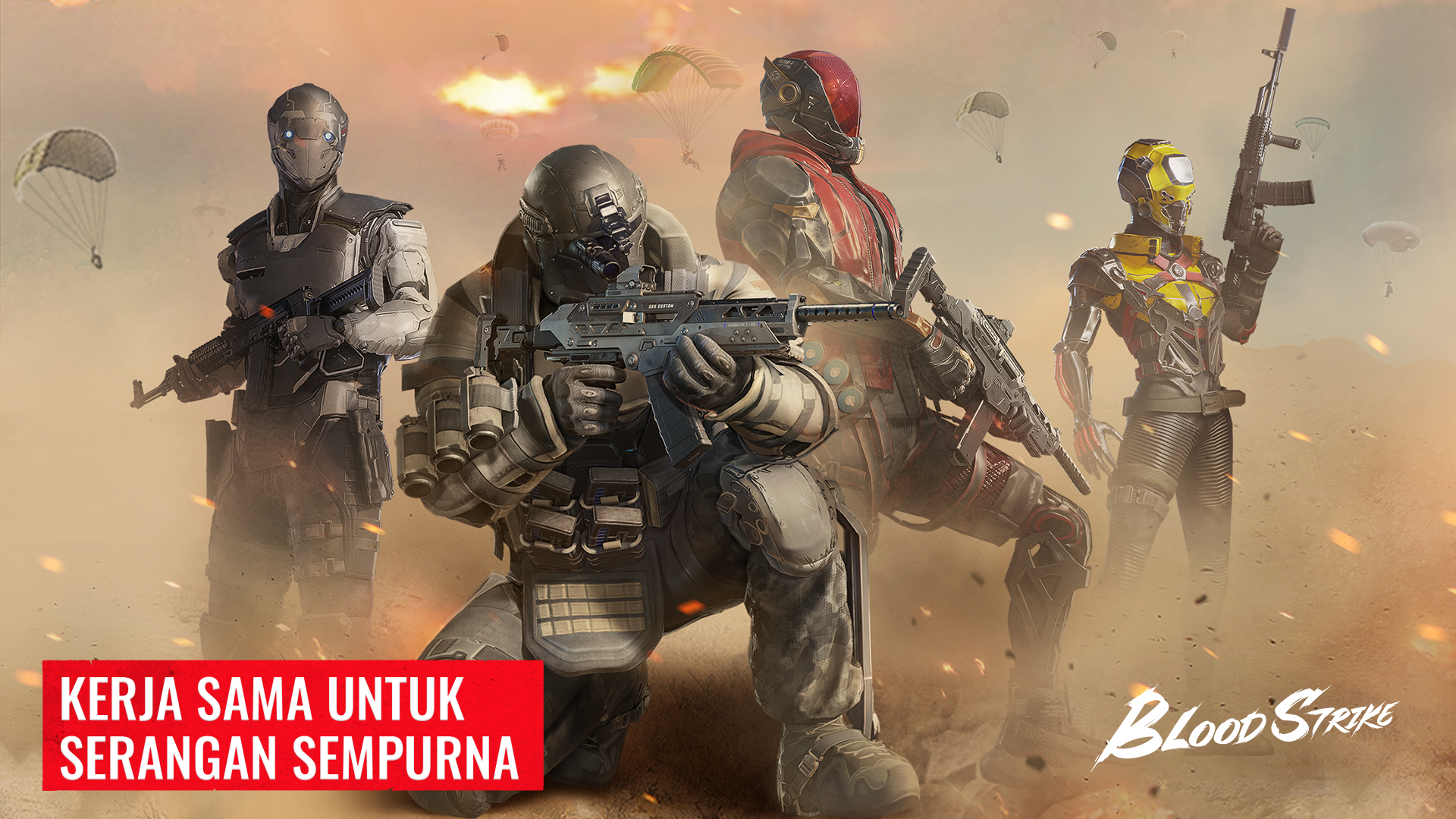 Judul: Blood Strike, sebuah game mobile FPS battle royale berkecepatan tinggi