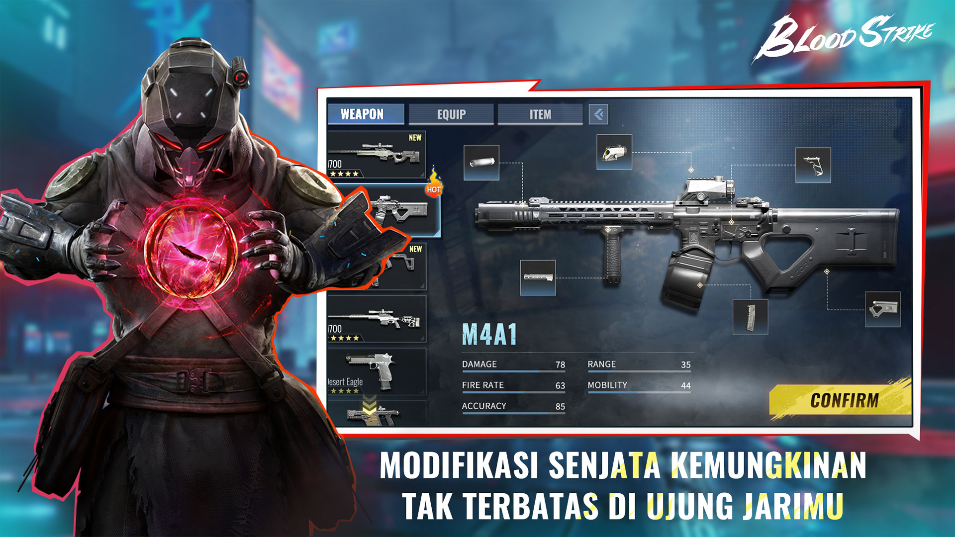 Judul: Blood Strike, sebuah game mobile FPS battle royale berkecepatan ...